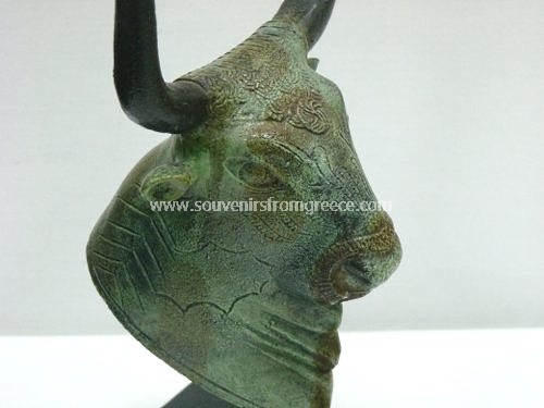 Minoan bull greek bronze statue : Bronze statues : Greek statues : 10133_